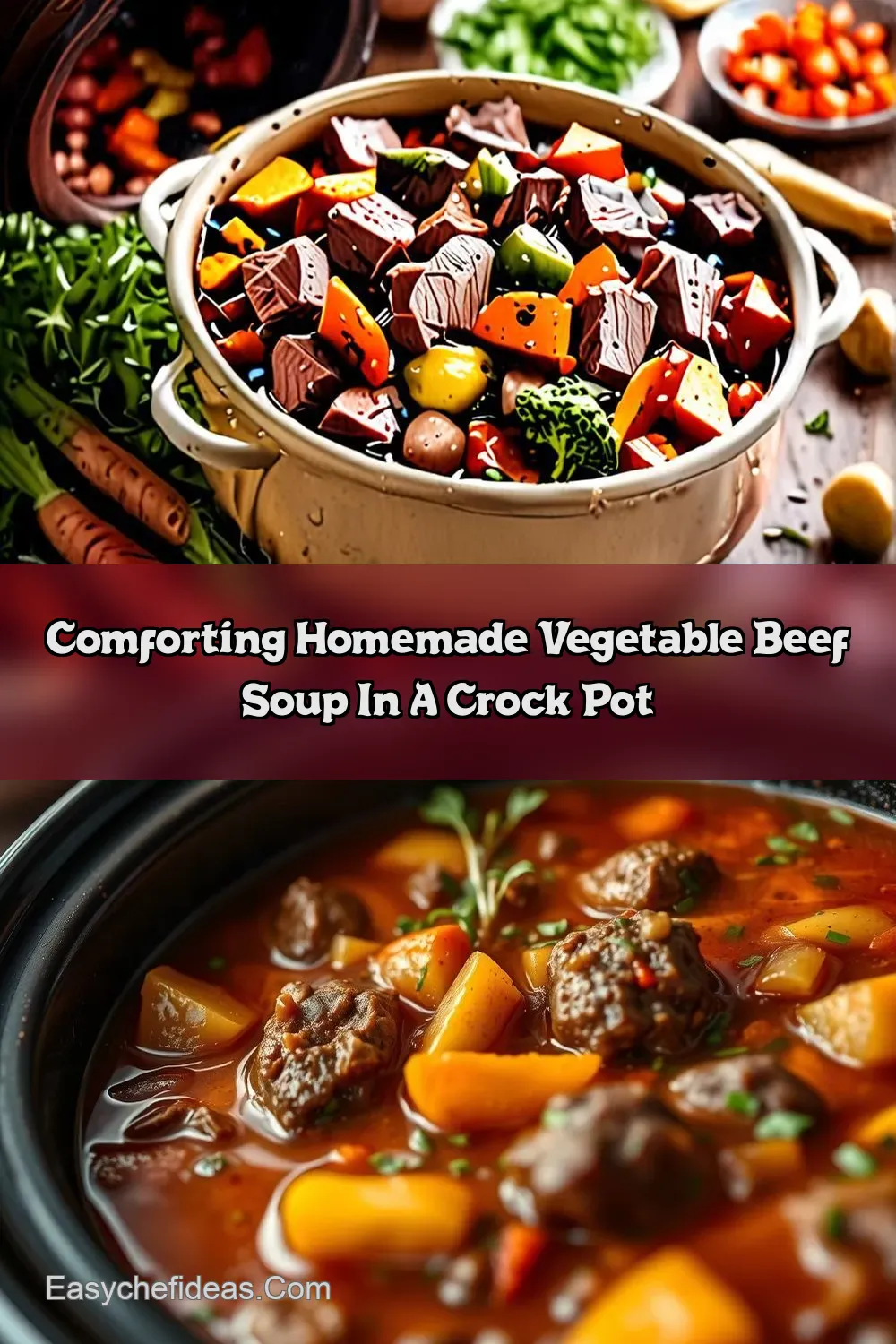 My Hearty Vegetable Beef Soup Crock Pot: A Family Comfort…