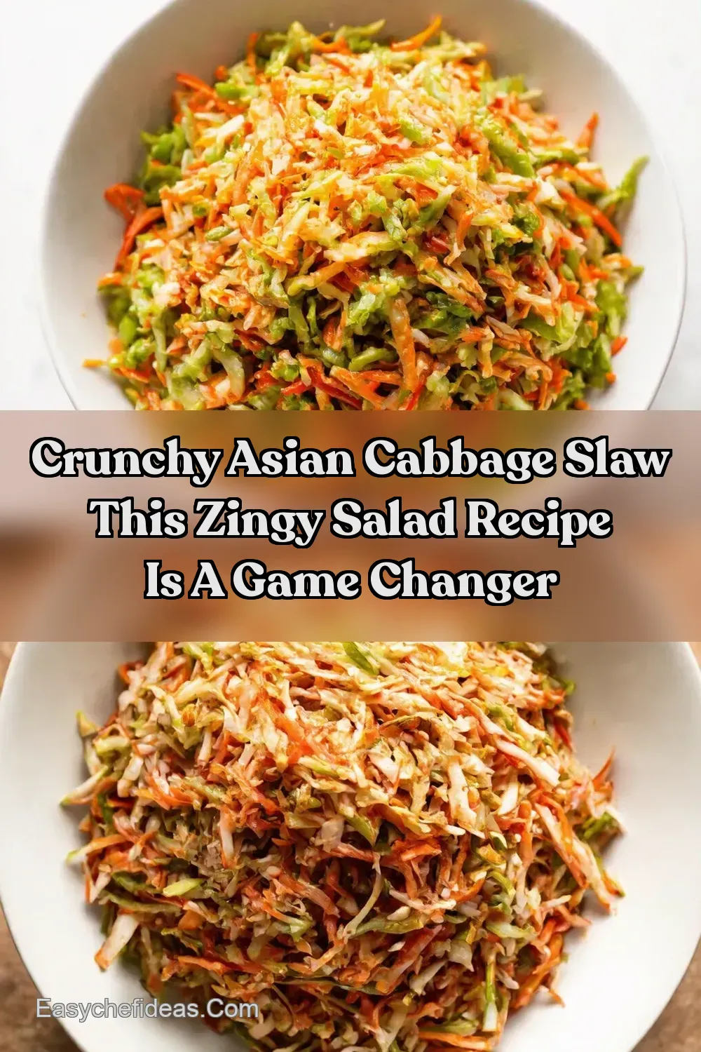 Zingy Asian Slaw Recipe A Crunchy Flavor Fiesta - Easy Chef…