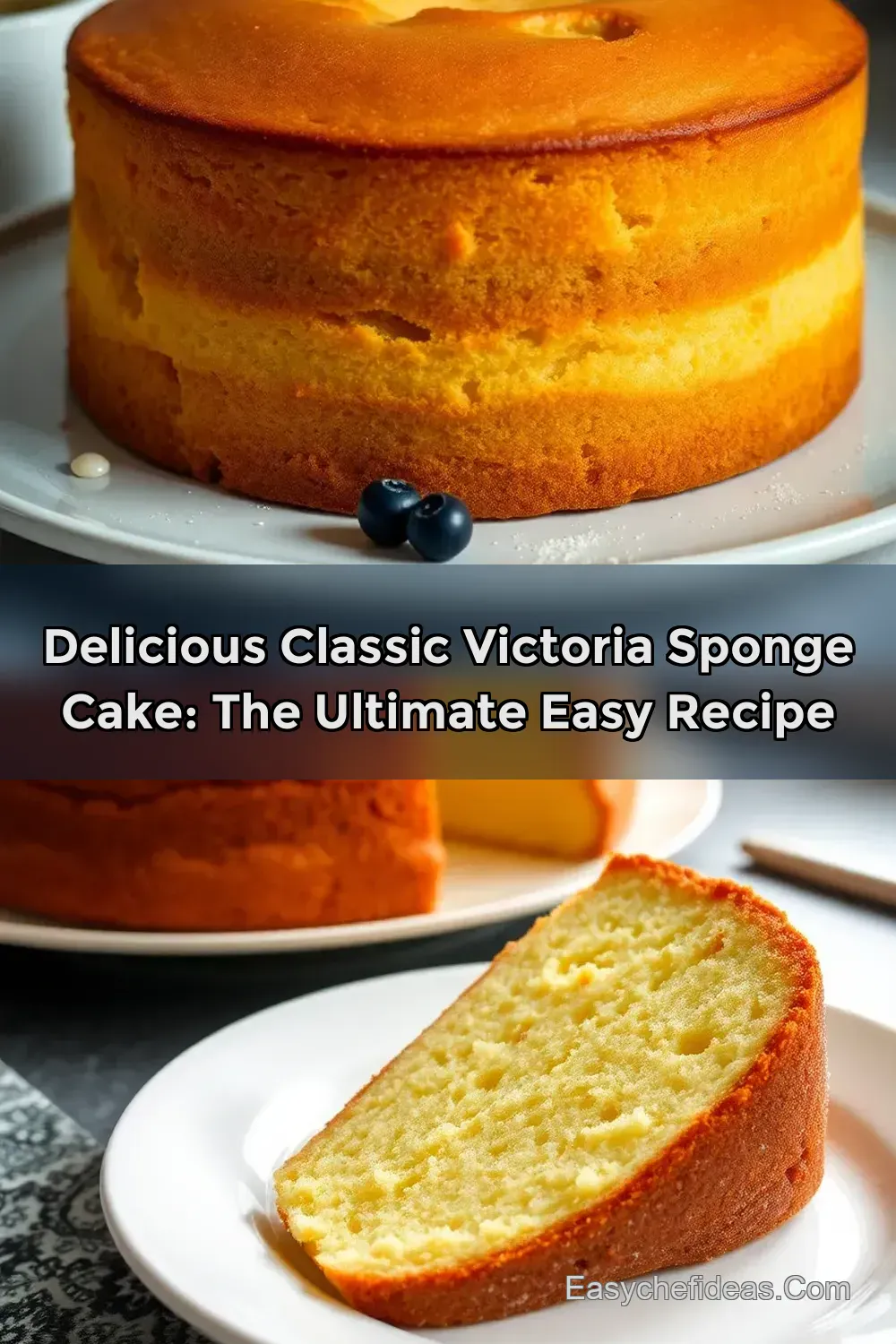 Classic Victoria Sponge Cake Recipe: A Timeless British…