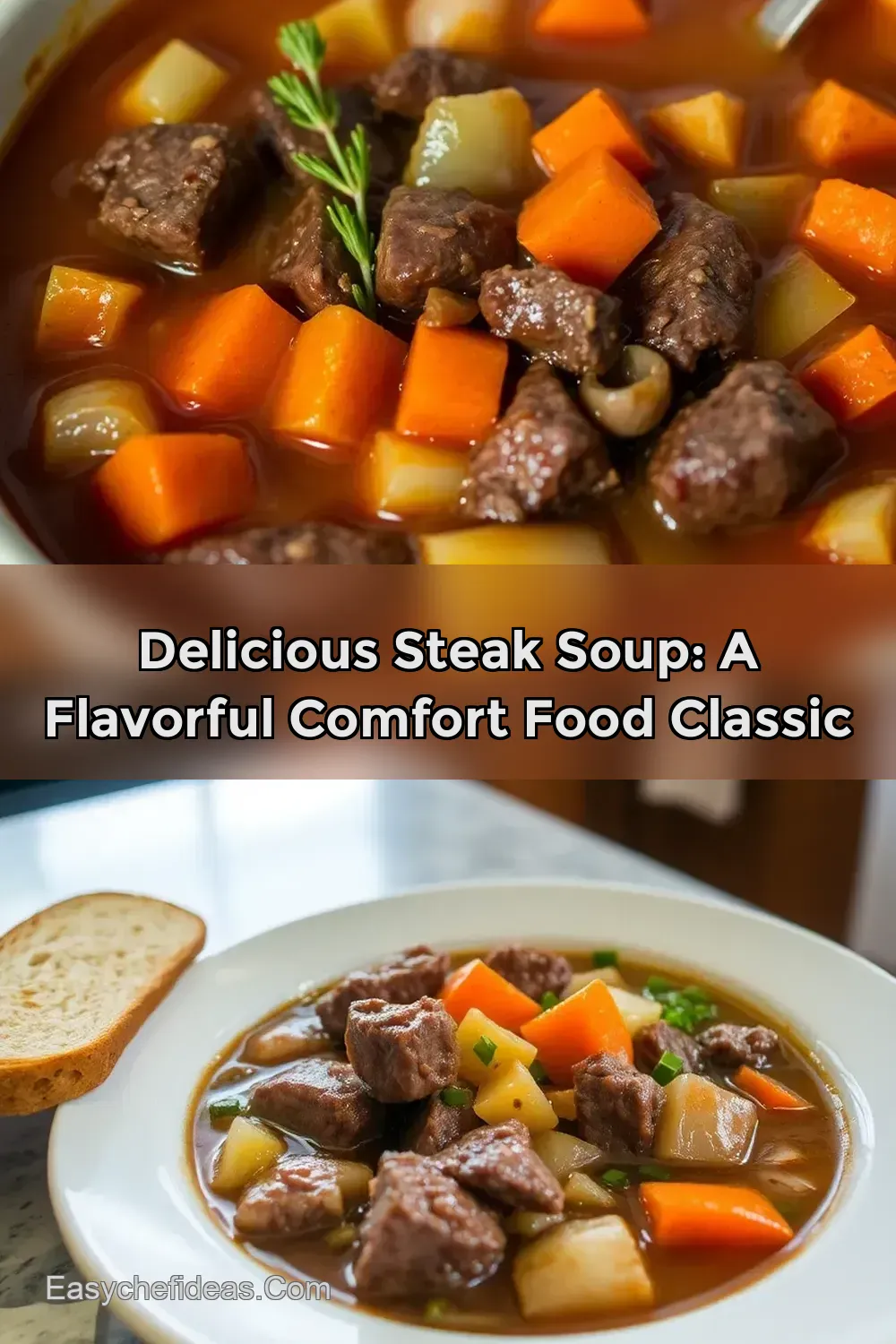 Hearty Steak Soup Recipe: A Comfort Food Classic - Easy…