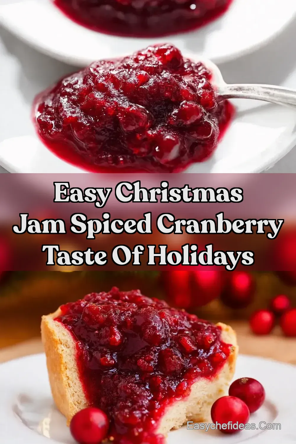 Spiced Cranberry Jam Festive Flavor in Every Bite - Easy…