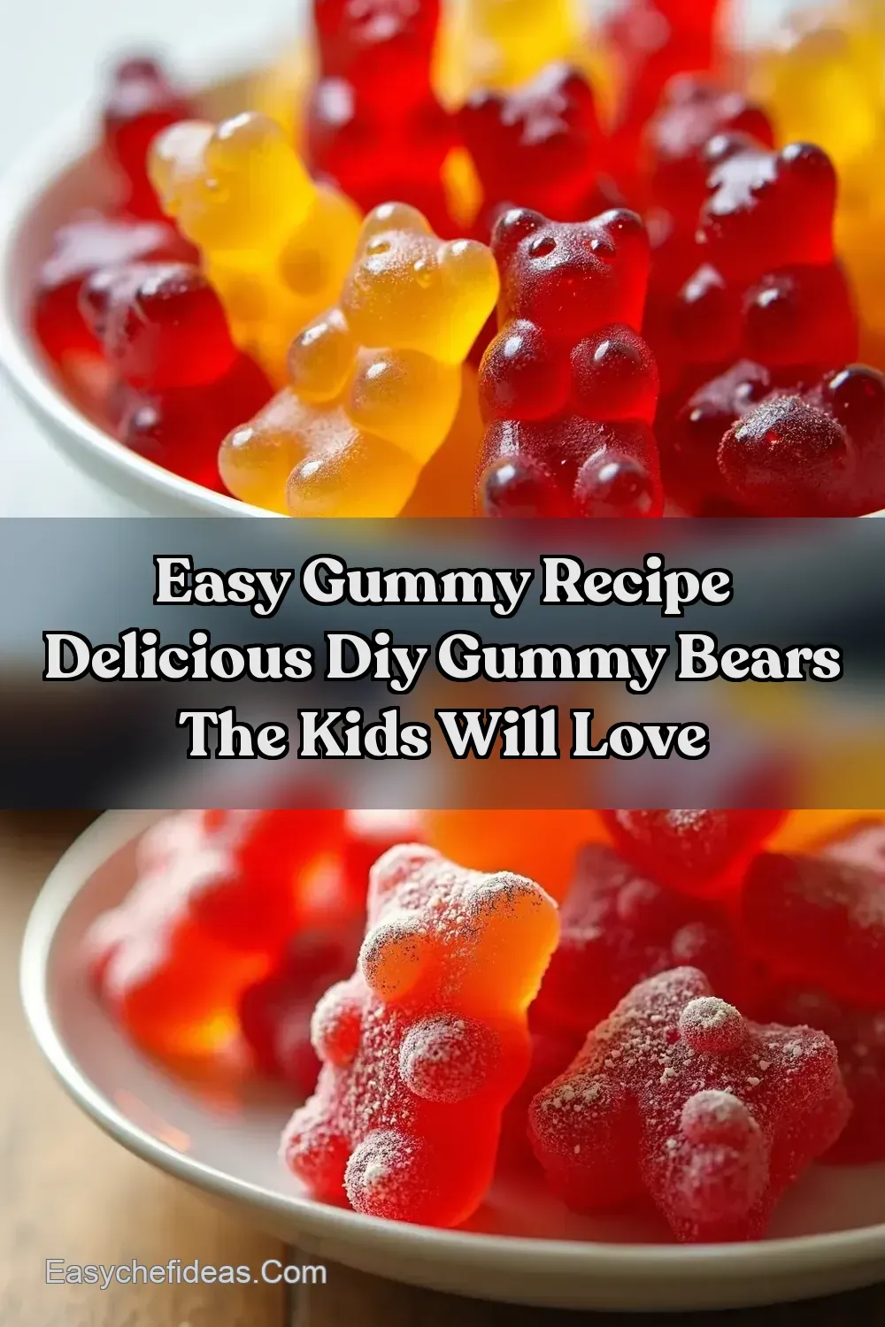 Quick Easy Homemade Gummy Bears KidApproved Fun - Easy Chef…