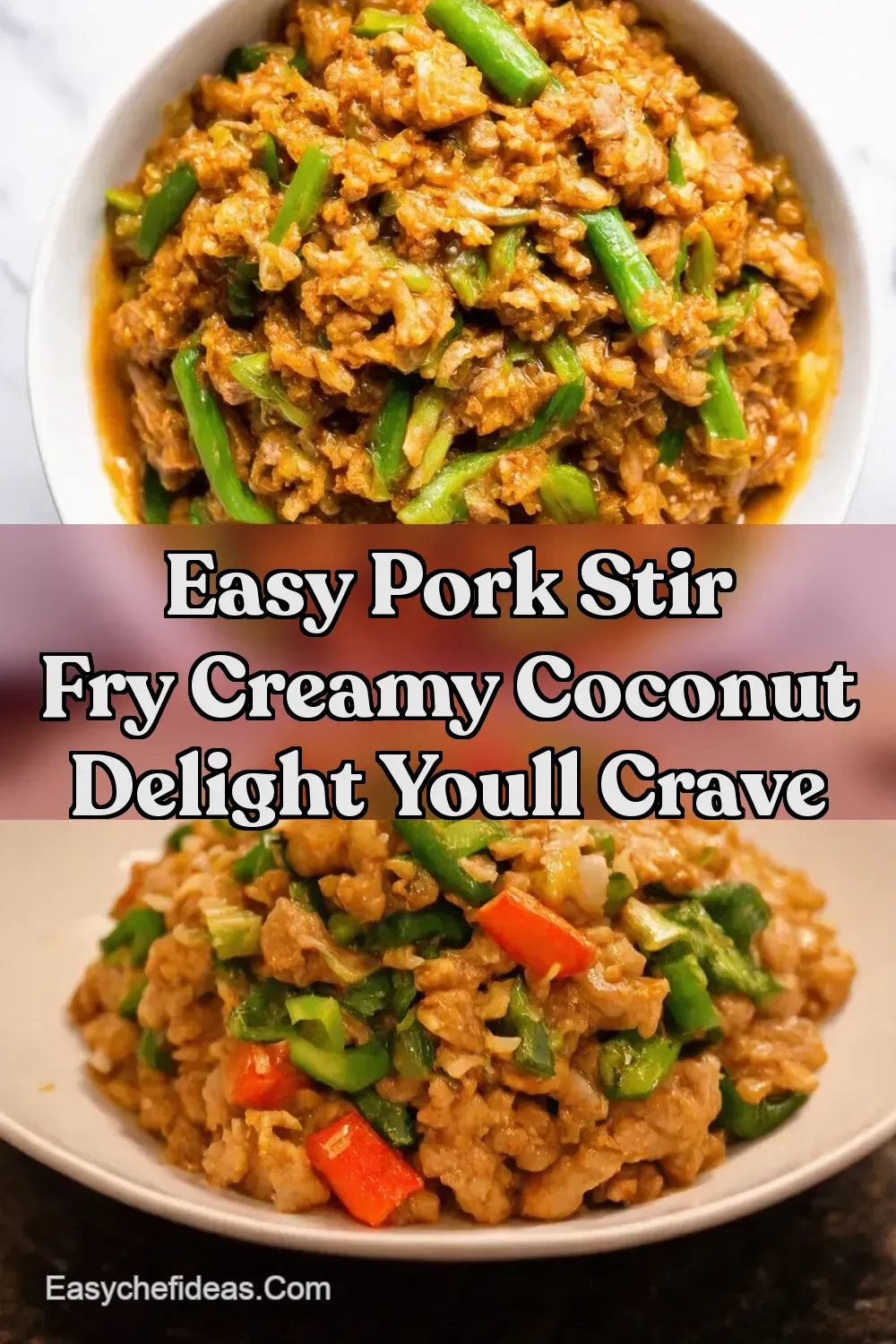 Creamy Coconut Pork Mince Stir Fry Southeast Asian Delight