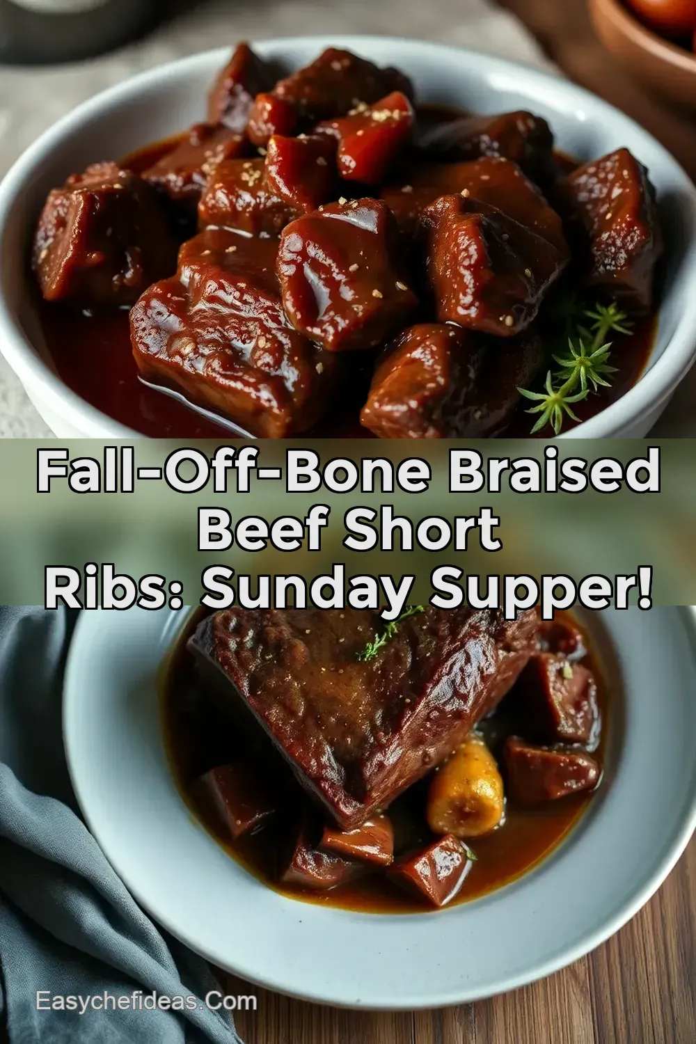 Red Wine Braised Beef Short Ribs: My Sunday Best! - Easy…