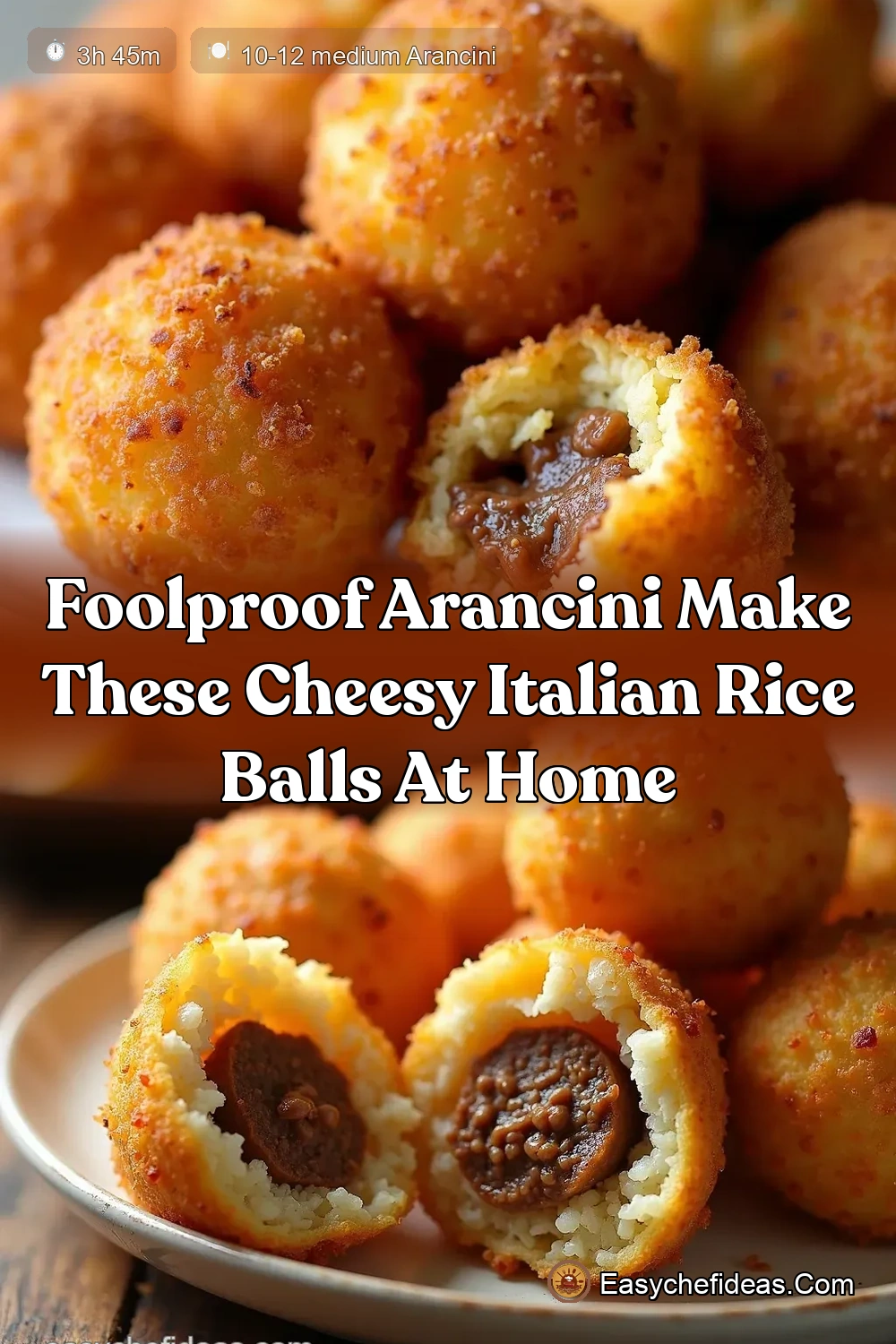 The Best Italian Rice Balls Recipe Crispy Arancini with Ragù