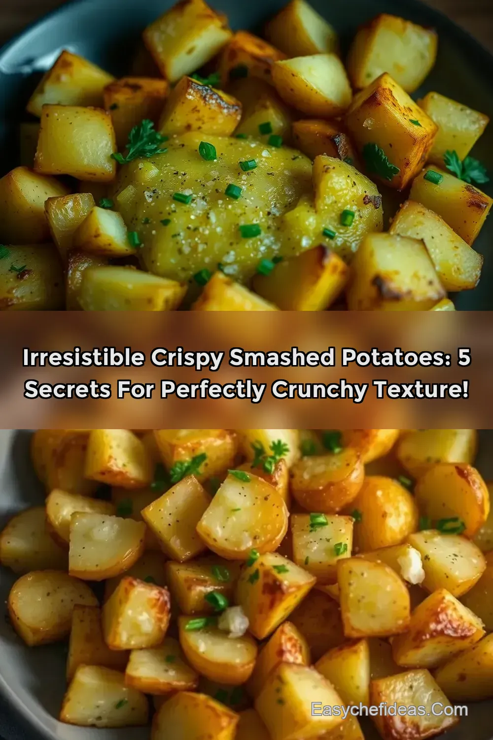 Easy, Crispy Smashed Potatoes: My Family's Favourite Recipe!