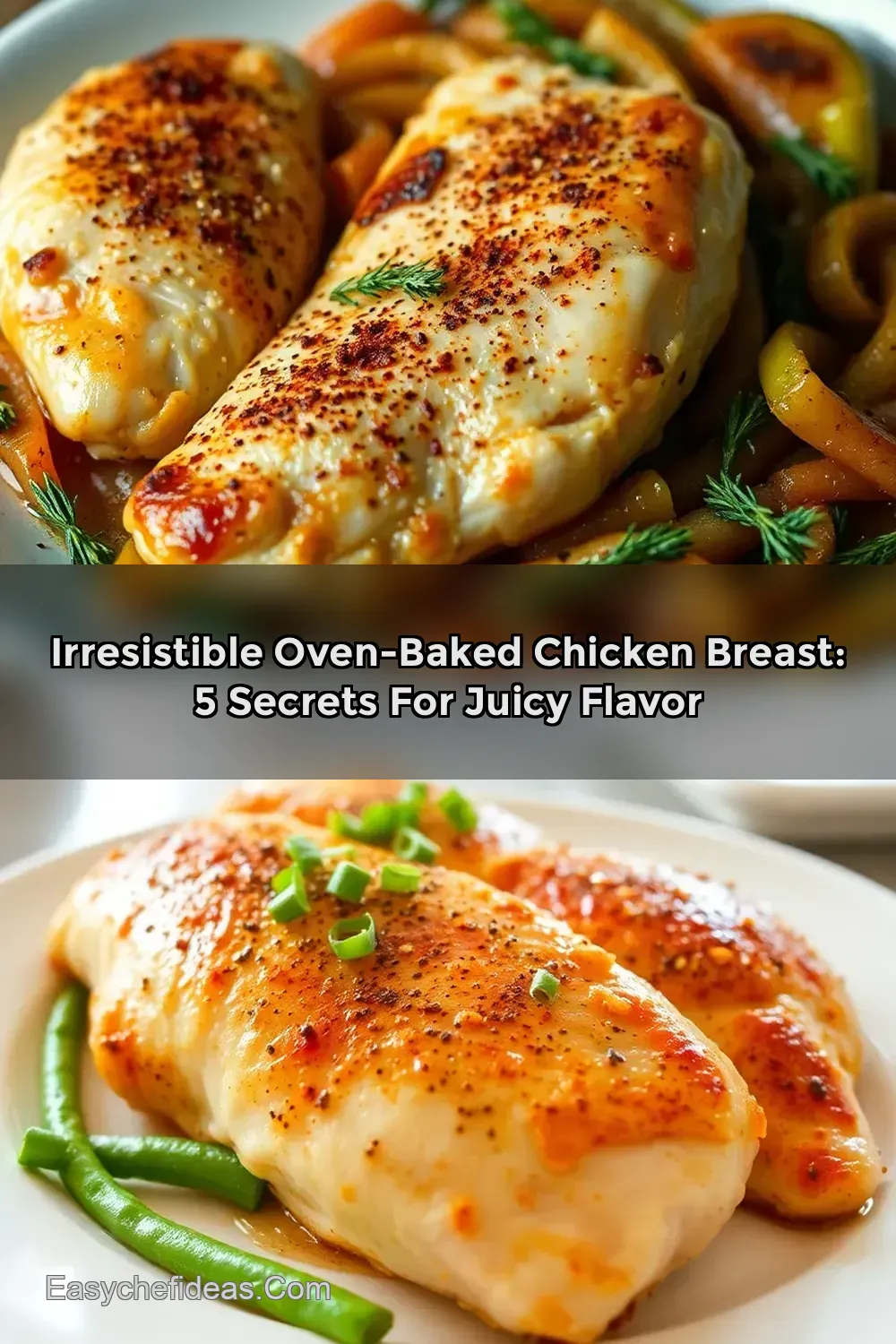 Easy & Juicy Oven-Baked Chicken Breast: How Long to Cook…
