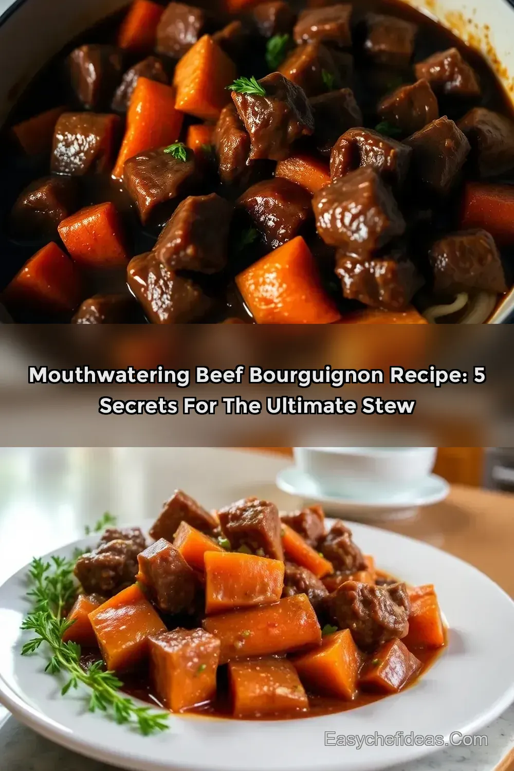 Classic Beef Bourguignon Recipe: A Taste of French Comfort