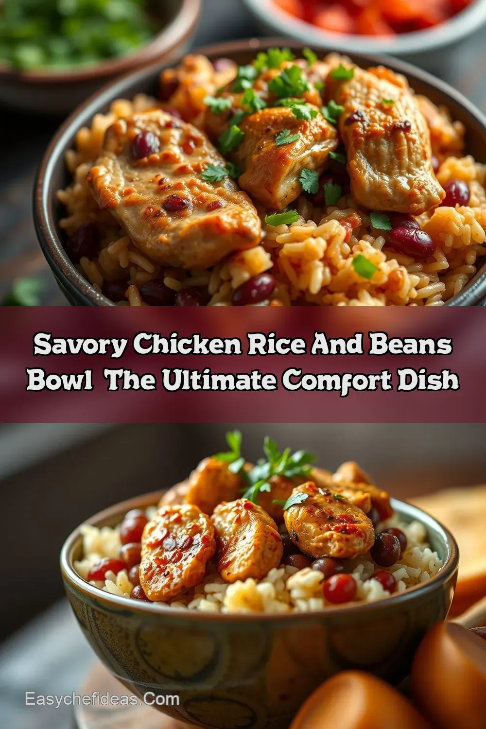 Hearty Chicken Rice and Beans Bowl: A Family Favorite Recipe