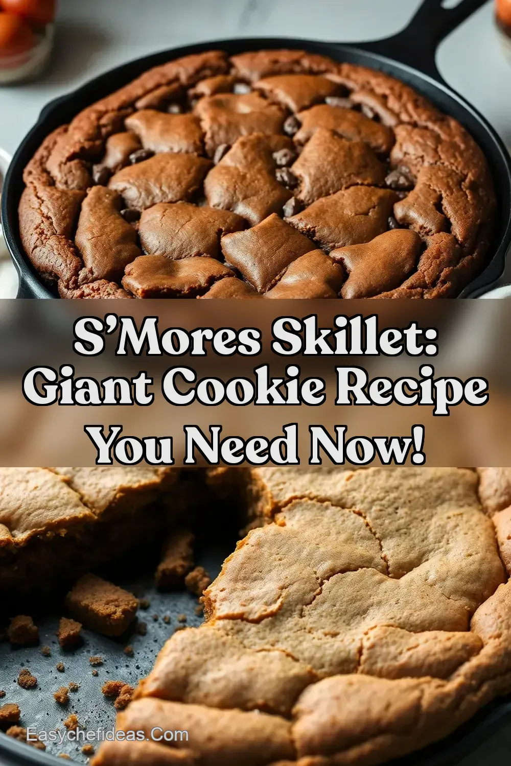 Giant Skillet Cookie Recipe: Bigger Than Your Head! - Easy…