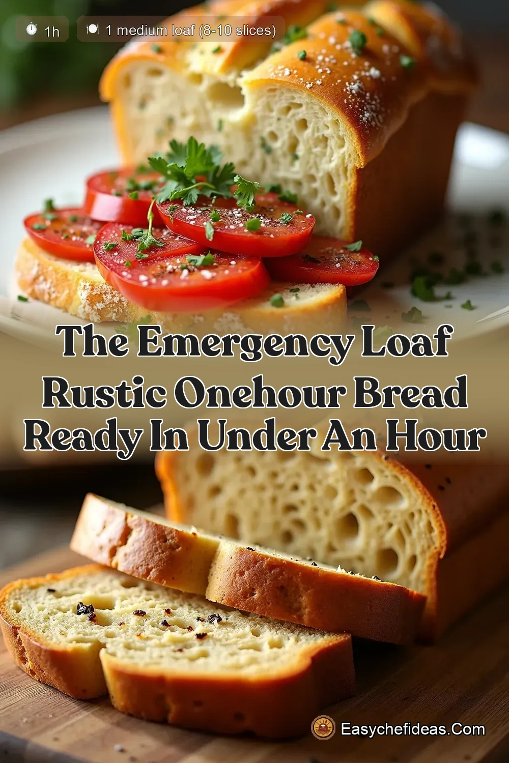 Truly Speedy OneHour Rustic Bread Recipe No Long Proofing