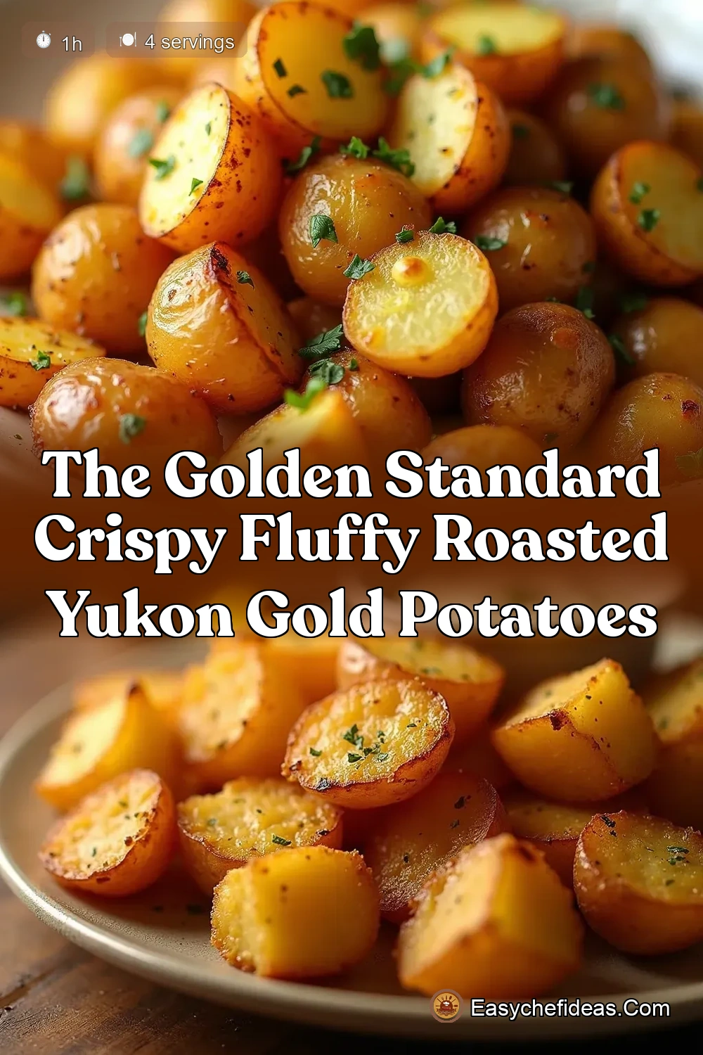 The Best Crispy Fluffy Roasted Yukon Gold Potatoes Recipe