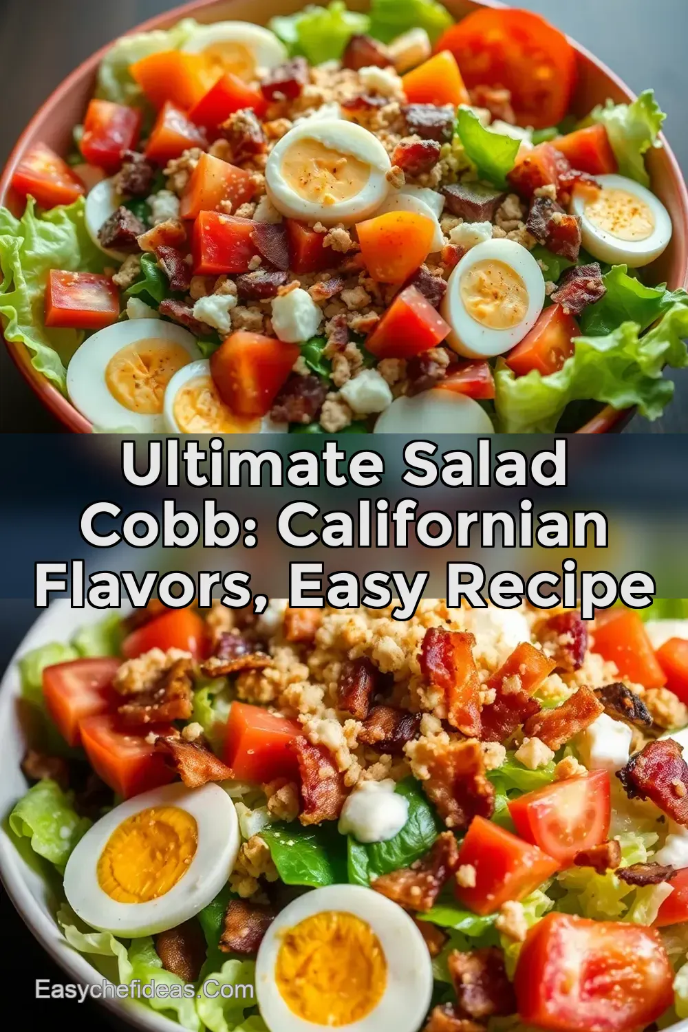 Classic Cobb Salad Recipe: A Californian Dream! - Easy Chef…