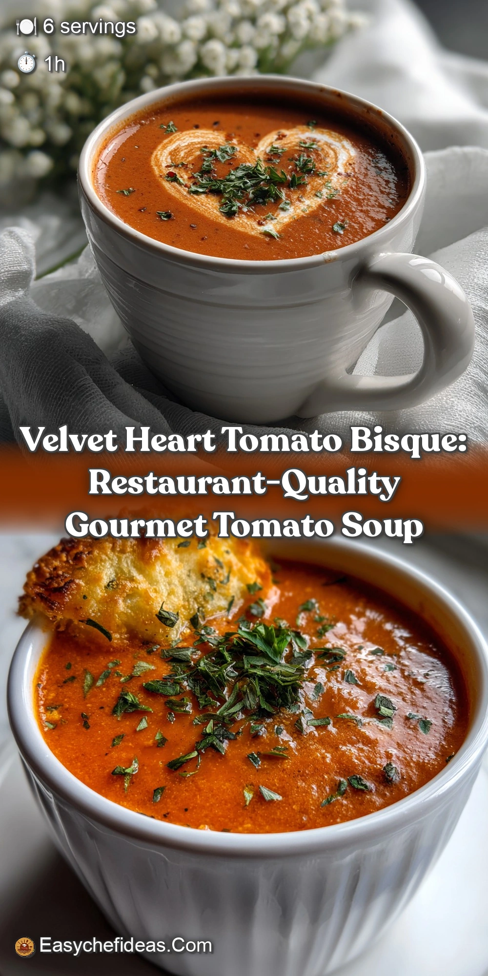Tomato Bisque: Rich Velvety Comfort Soup Recipe - Easy Chef…