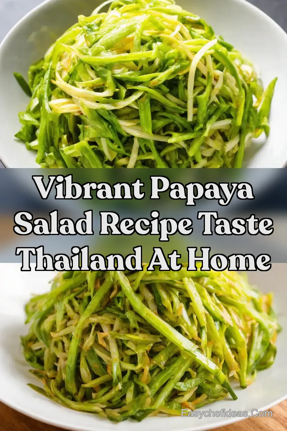 Zingy Green Papaya Salad Som Tum Recipe Taste of Thailand