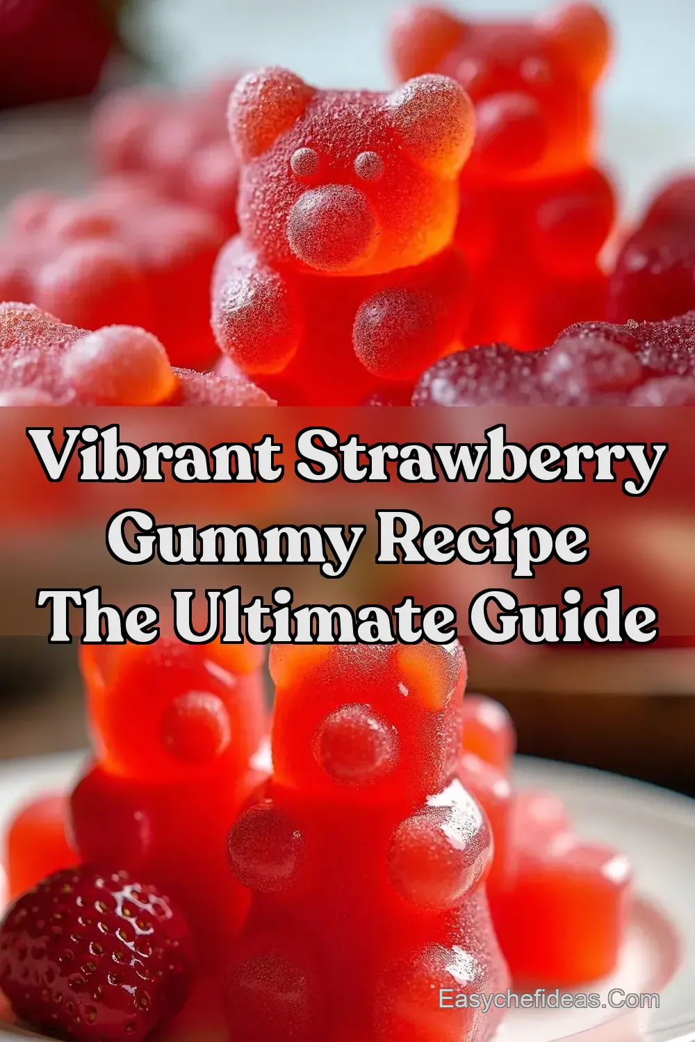 Easy Homemade Strawberry Gummy Bears Recipe KidApproved