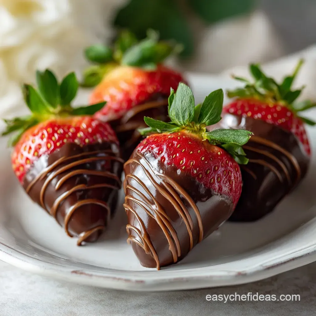 BEST Chocolate Covered Strawberries recipe: Velvety Snap
