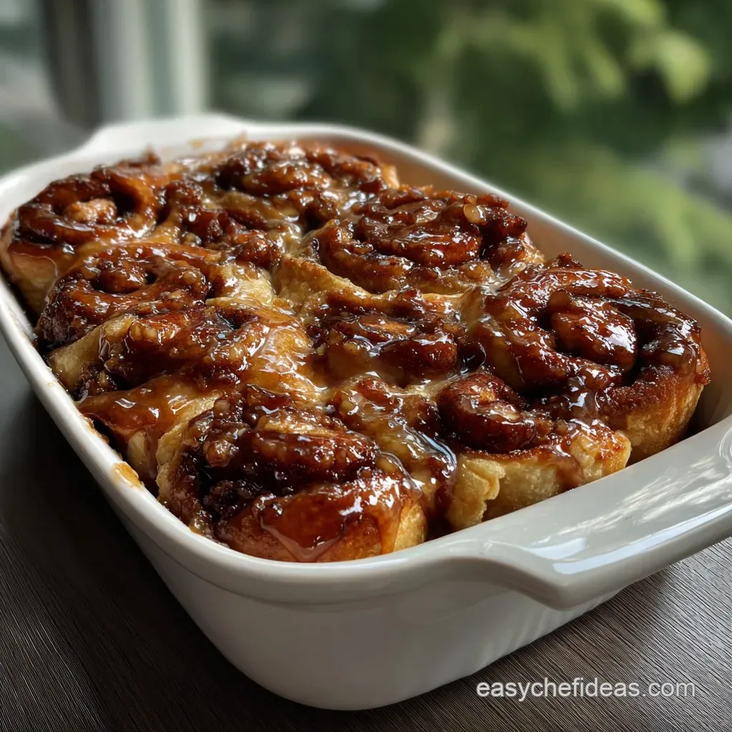 Cinnamon Roll Casserole: Velvety Custard Soak - Easy Chef…