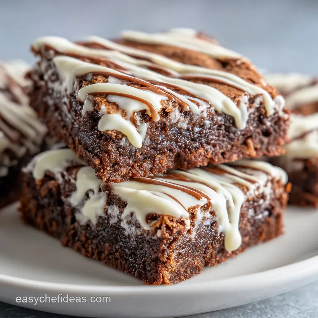 Football Brownies with White Icing Ready in 40 Minutes