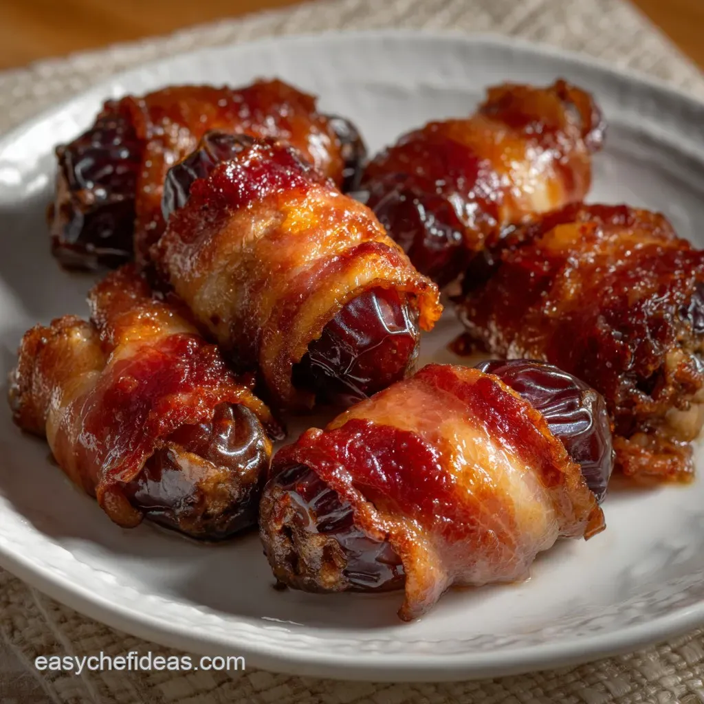Maple-Glazed Bacon Wrapped Dates: The Ultimate Party Bite