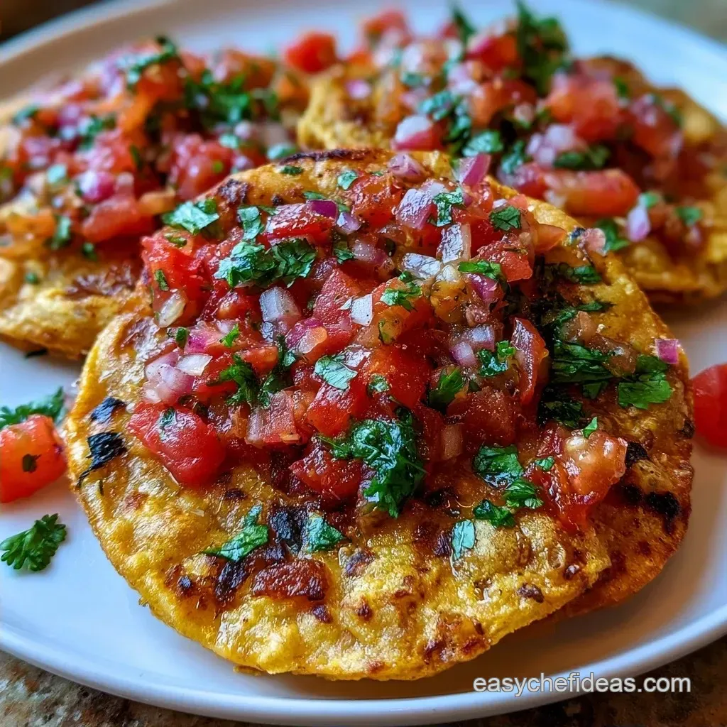 Tomato Salsa Tostadas in 20 Minutes - Easy Chef Ideas