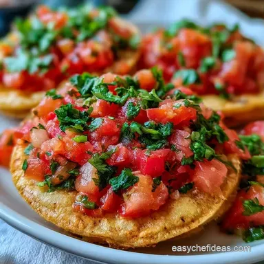 Pico de Gallo Tostadas in 15 Minutes - Easy Chef Ideas