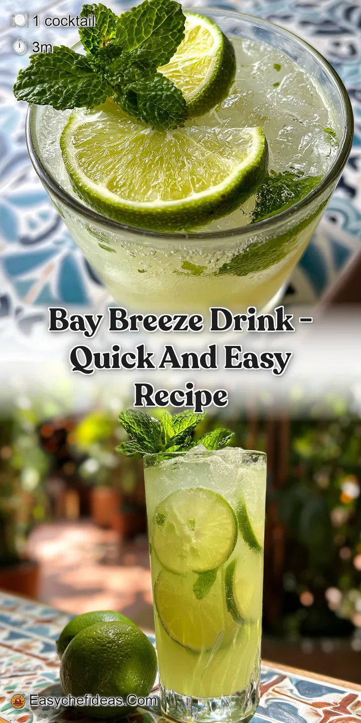 Bay Breeze Drink Recipe Ready in 3 Minutes - Easy Chef Ideas