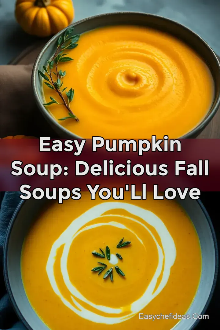 Autumn's Embrace: My Creamy Pumpkin Soup Recipe
