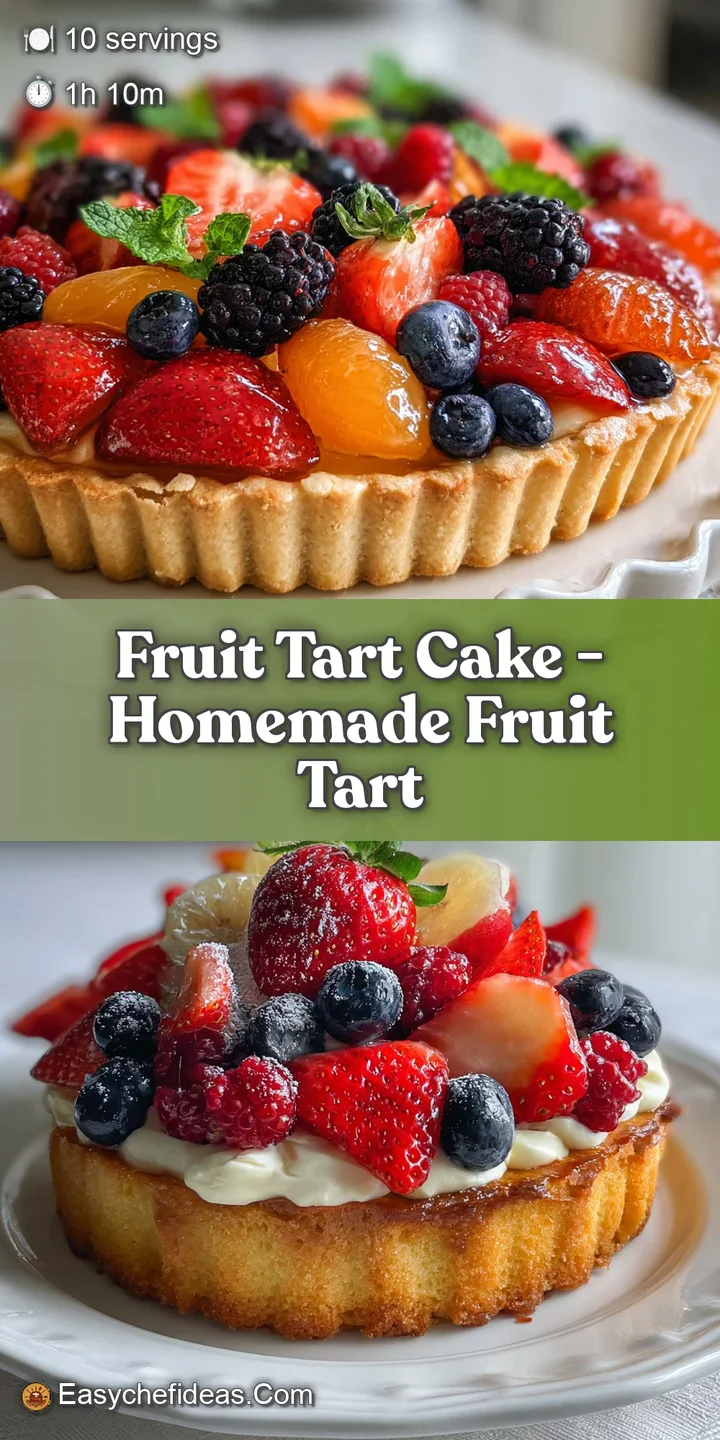Fruit Tart Cake Crispy Baked - Easy Chef Ideas