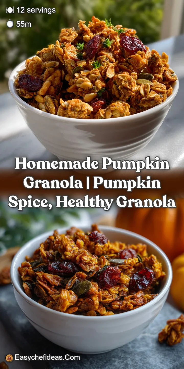 Pumpkin Granola: Shatteringly Crisp Baking - Easy Chef Ideas