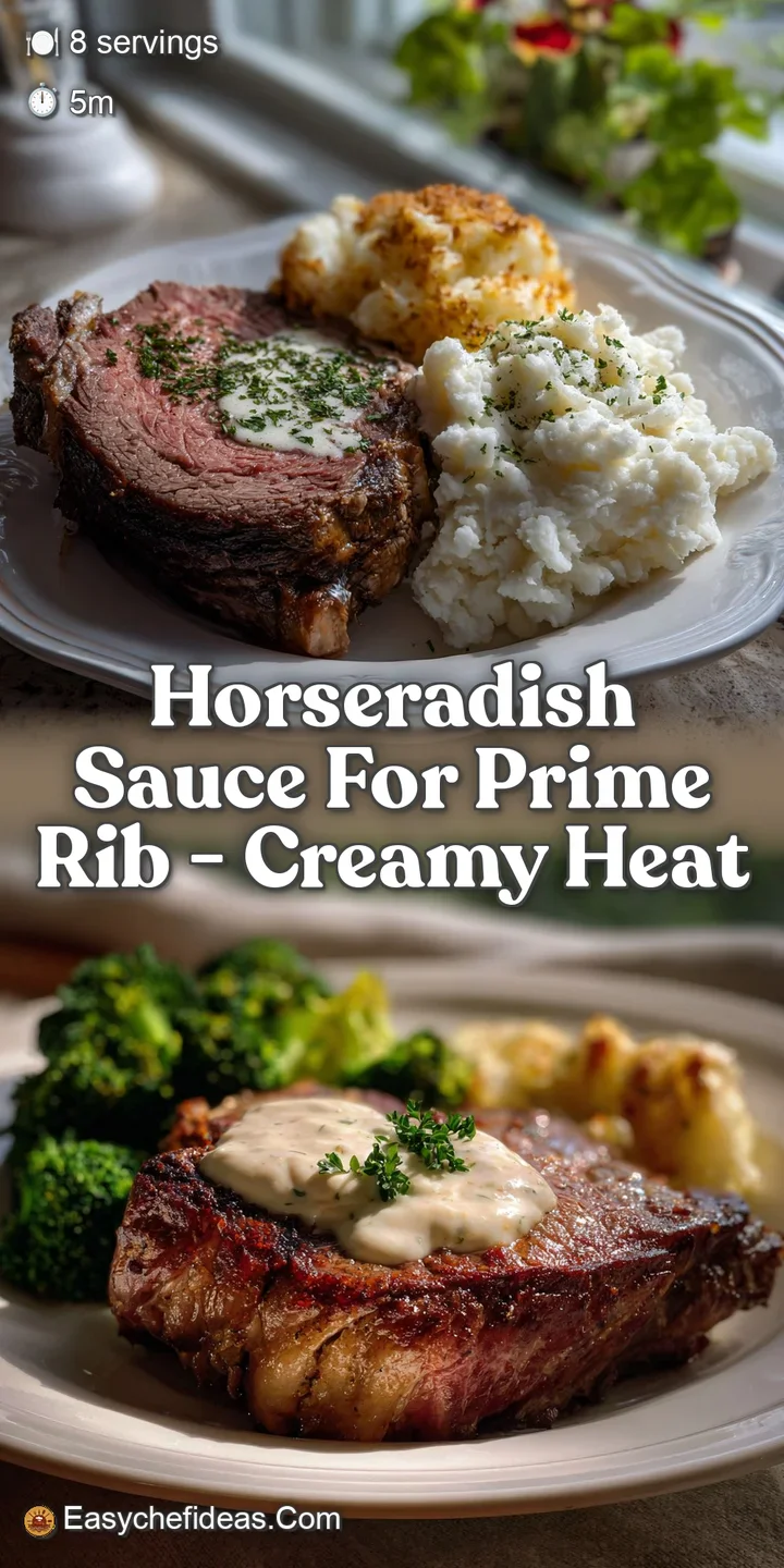 Horseradish Sauce For Prime Rib: Creamy Tang - Easy Chef…