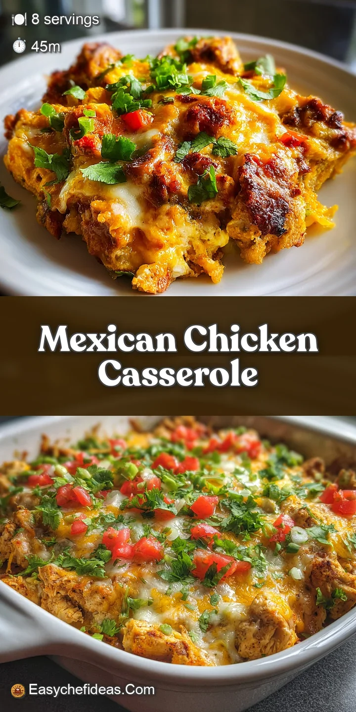 Mexican Chicken Casserole in 45 Minutes | Crispy Baked