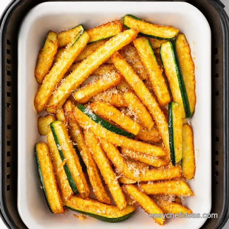 Crispy Air Fryer Zucchini Fries My Secret Parmesan Crunch
