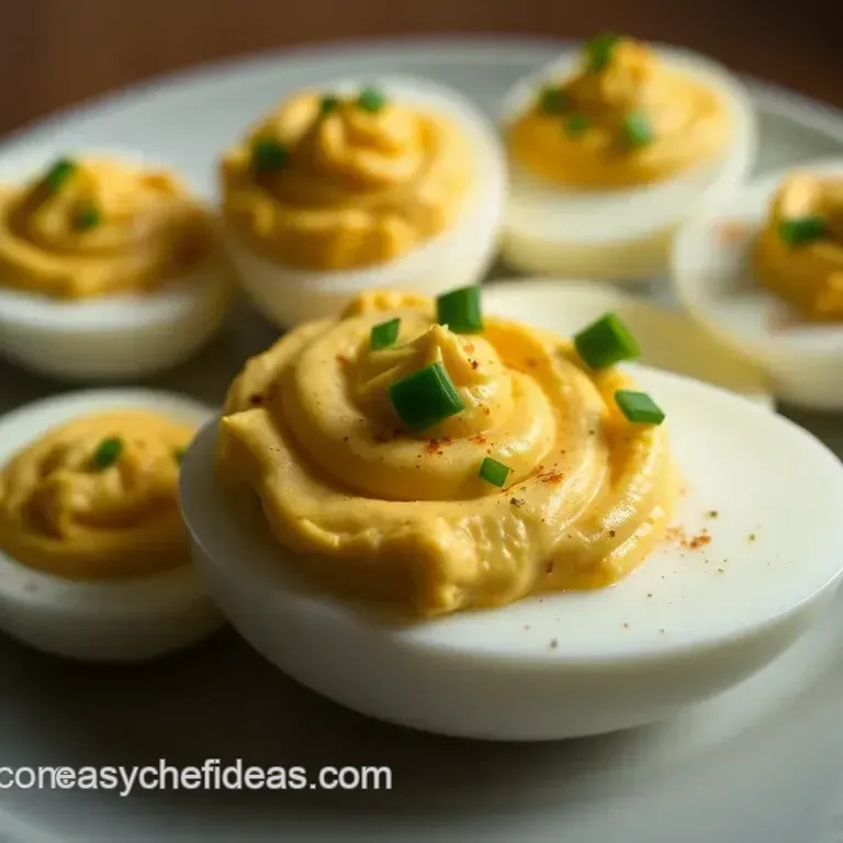 Classic Deviled Egg Recipe with a Smoked Paprika Twist