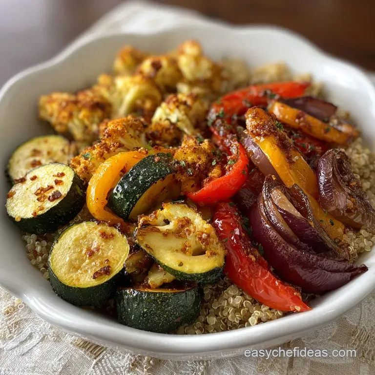 Daniel Fast Recipe with Roasted Vegetables & Quinoa - Easy…