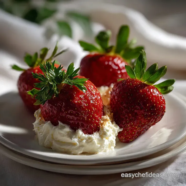 Deviled Strawberry Recipe: Easy Valentines Day Dessert Idea…