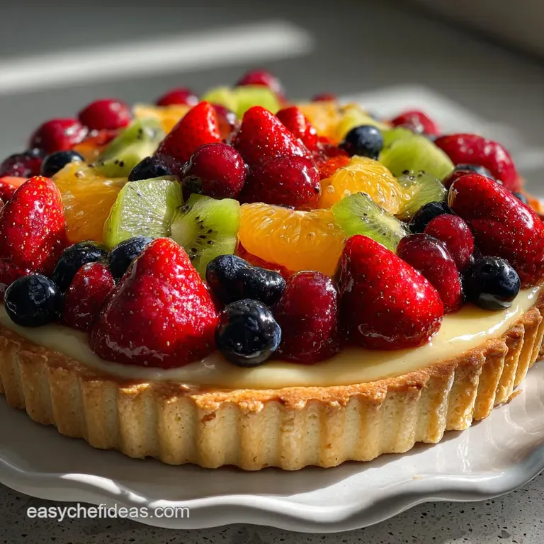 Fruit Tart Cake Crispy Baked - Easy Chef Ideas