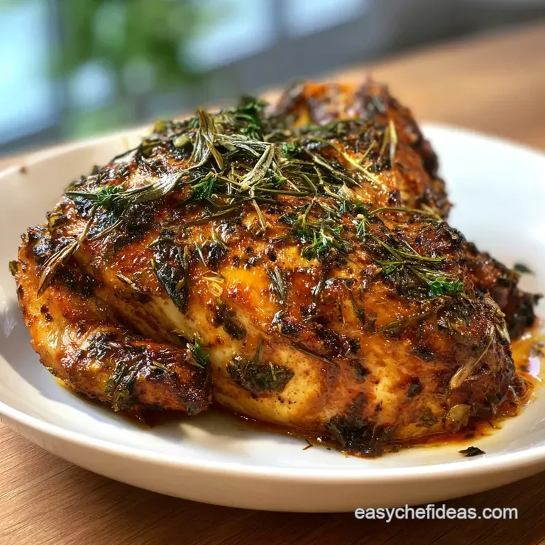 Slow Cooker Chicken Thigh Recipe with Garlic and Herbs:…